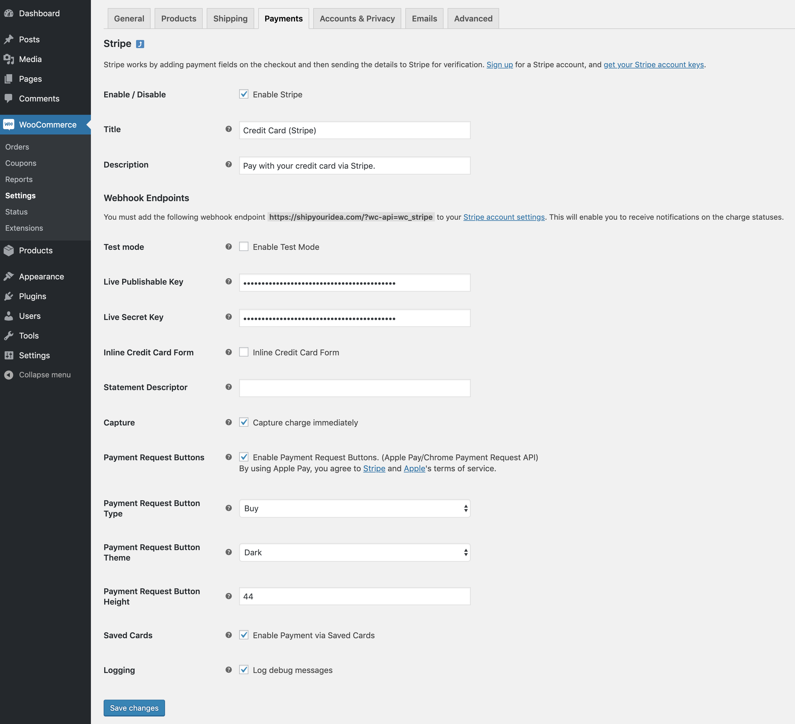 Stripe - WooCommerce