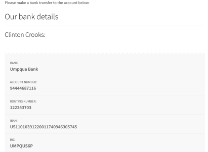 Direct Bank Transfer (BACS) Documentation - WooCommerce