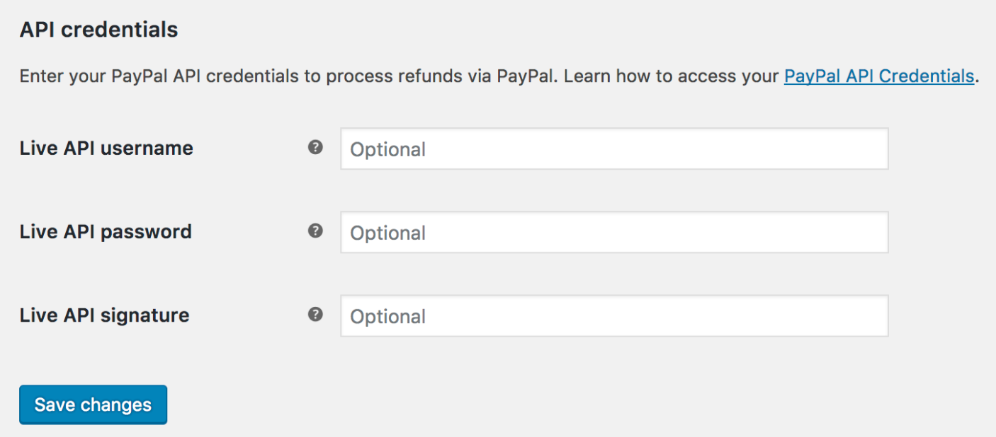 PayPal Standard Documentation - WooCommerce