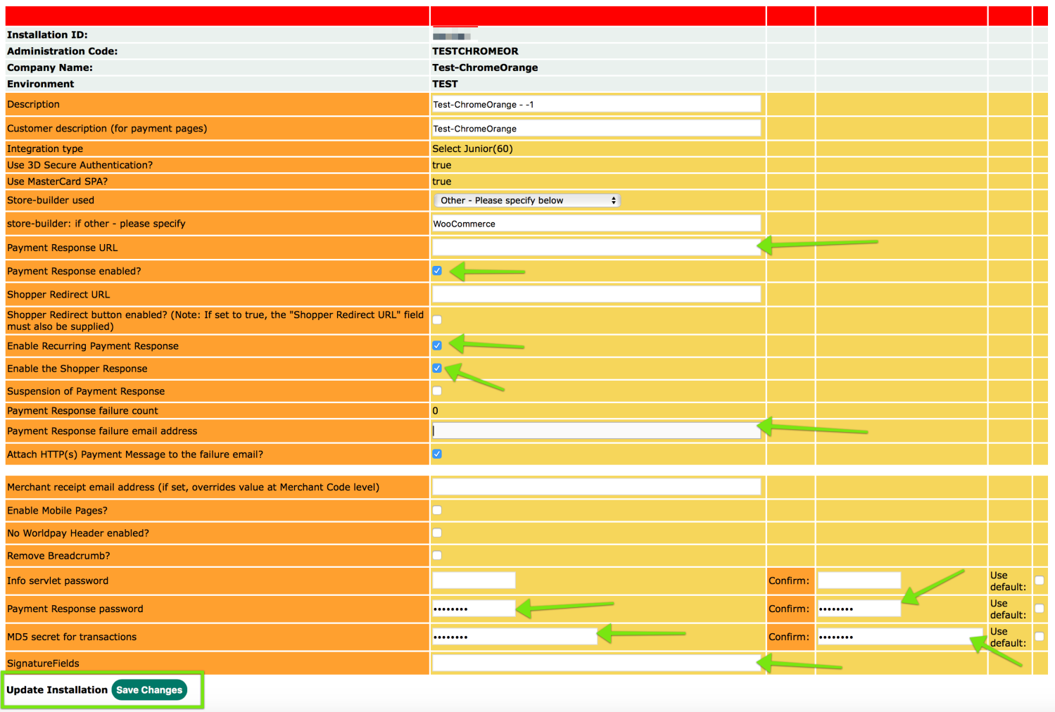 Worldpay Documentation - WooCommerce