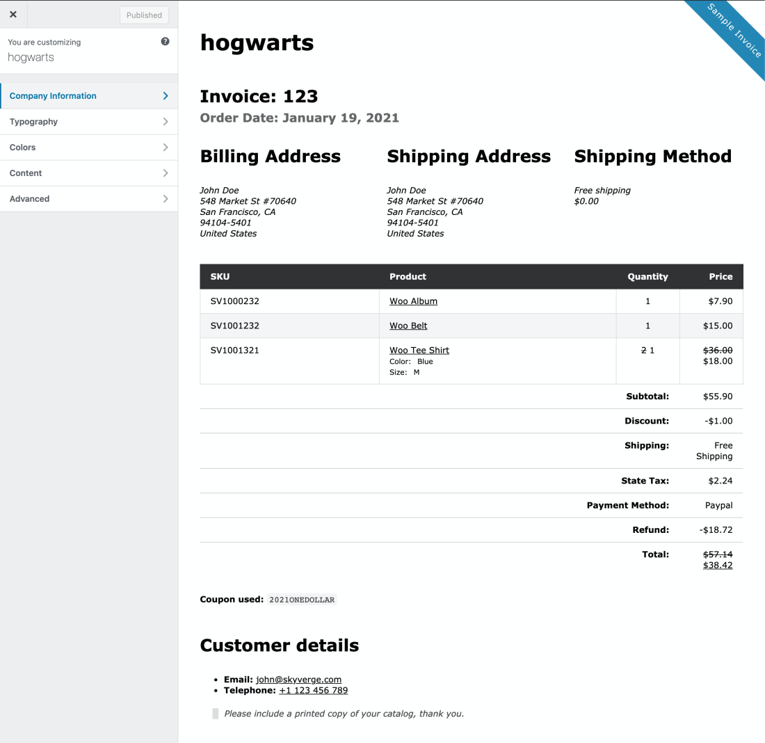 WooCommerce Print Invoices & Packing Lists Documentation - WooCommerce