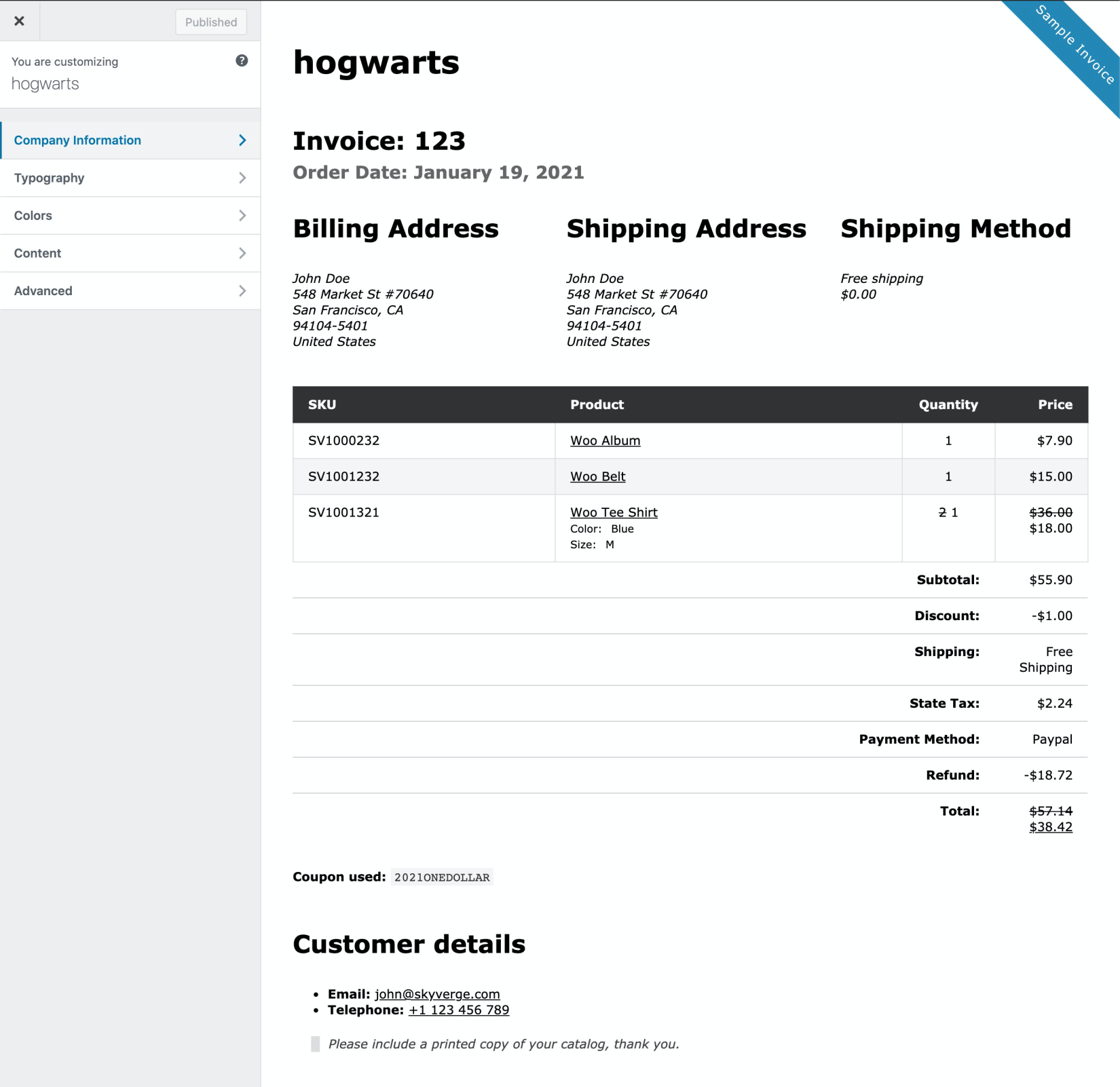 Woocommerce Print Invoices And Packing Lists Documentation Woocommerce