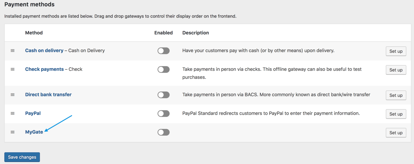 MyGate Documentation - WooCommerce