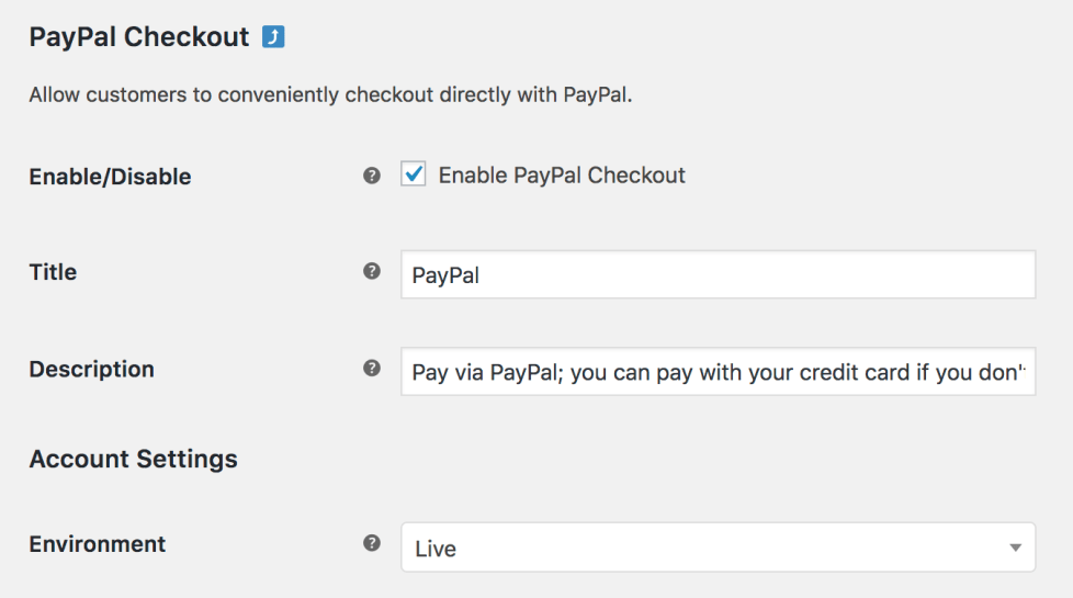 PayPal Checkout Documentation - WooCommerce