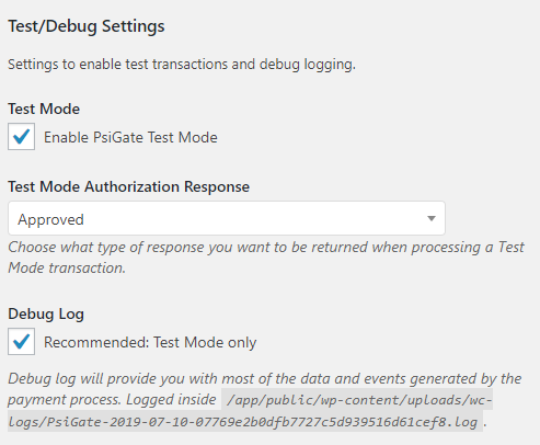 PsiGate Payment Gateway Documentation - WooCommerce