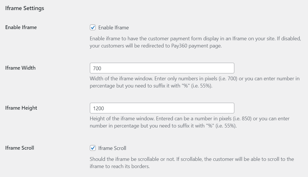 Pay360 Gateway Documentation - WooCommerce