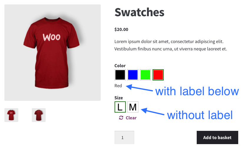 WooCommerce Variation Swatches and Photos Documentation - WooCommerce