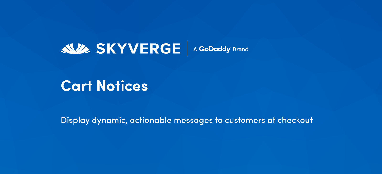 Cart Notices - WooCommerce Marketplace
