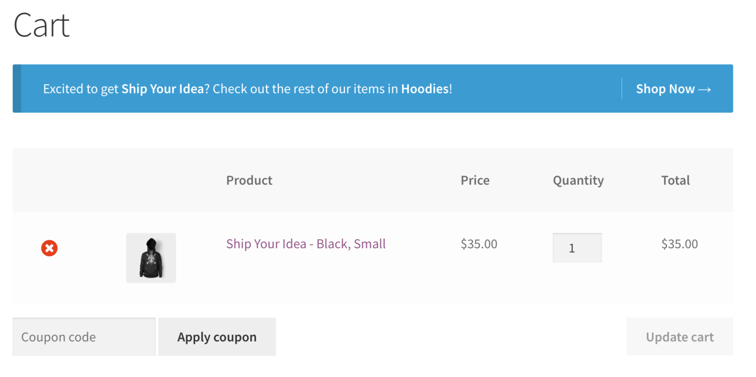 WooCommerce Cart Notices Documentation - WooCommerce