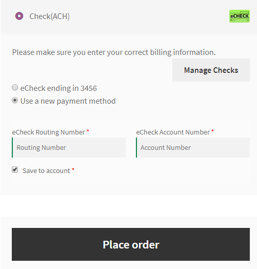 PayTrace Payment Gateway Documentation - WooCommerce