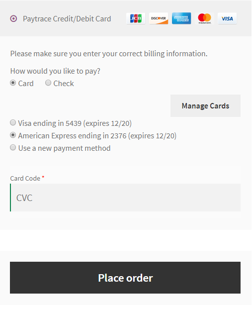 PayTrace Gateway - WooCommerce Marketplace