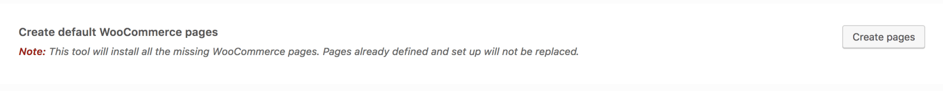WooCommerce Pages Documentation - WooCommerce