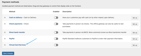 Virtual Card Services (VCS ) Documentation - WooCommerce