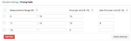 Measurement Price Calculator - WooCommerce Marketplace