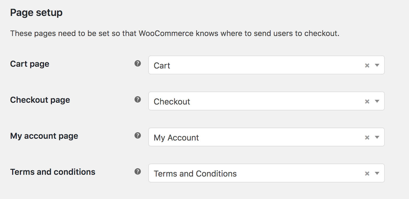 WooCommerce Pages Documentation - WooCommerce