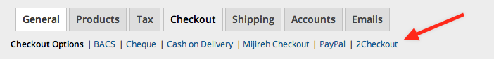 2Checkout Form Documentation - WooCommerce