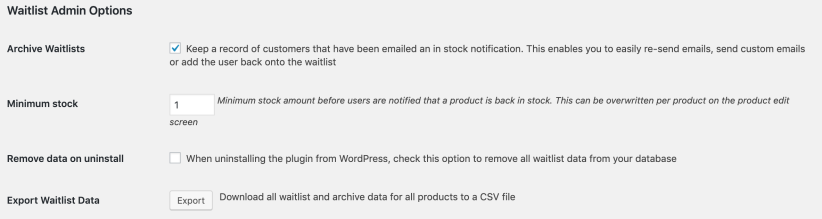 Waitlist for WooCommerce Documentation - WooCommerce