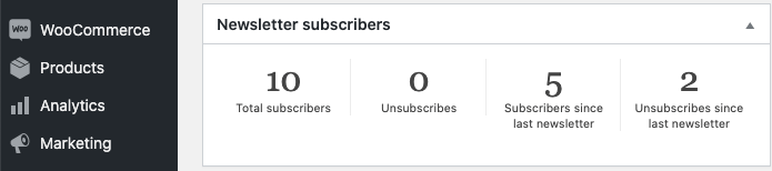Subscriber to Newsletter Documentation - WooCommerce