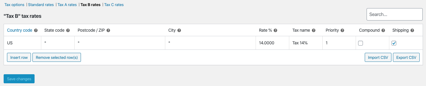 How to configure specific tax setups in WooCommerce Documentation ...