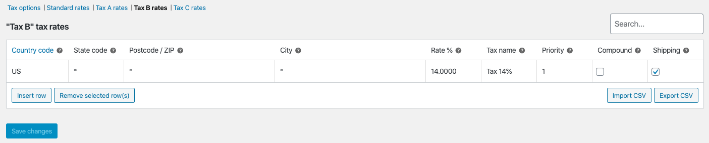 How to configure specific tax setups in WooCommerce Documentation ...