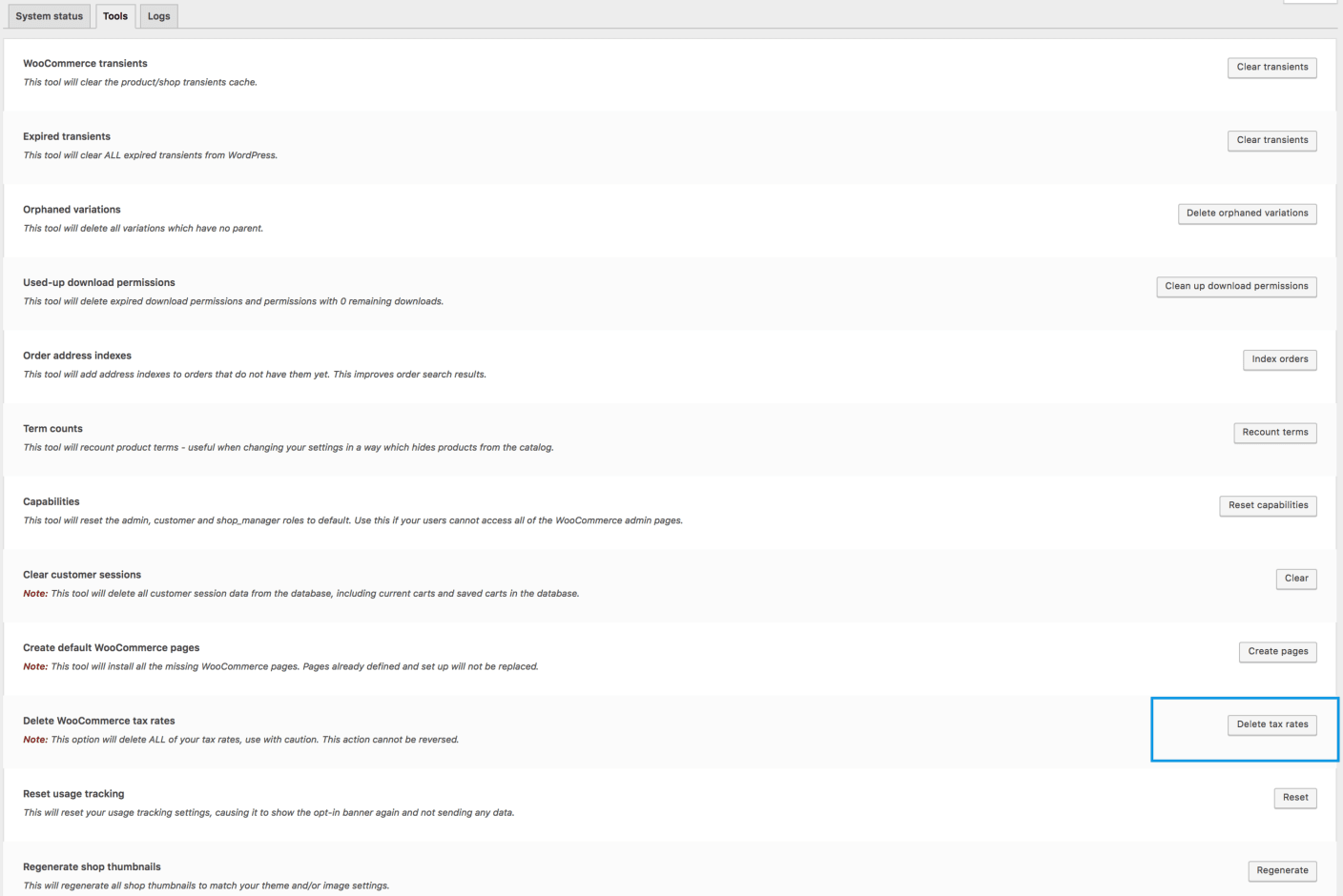 Setting Up Taxes In Woocommerce Documentation Woocommerce