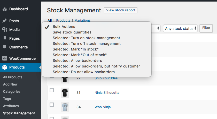 Bulk Stock Management Documentation - WooCommerce