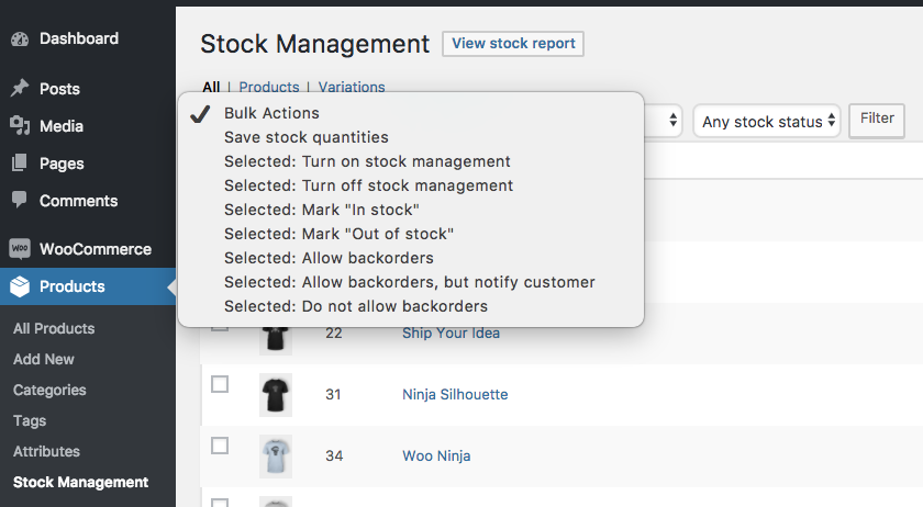 Bulk Stock Management Documentation - WooCommerce