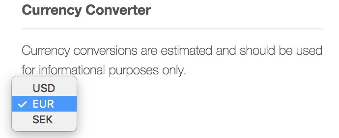 Currency Converter Widget Documentation - WooCommerce