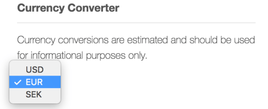 Currency Converter Widget Documentation - WooCommerce