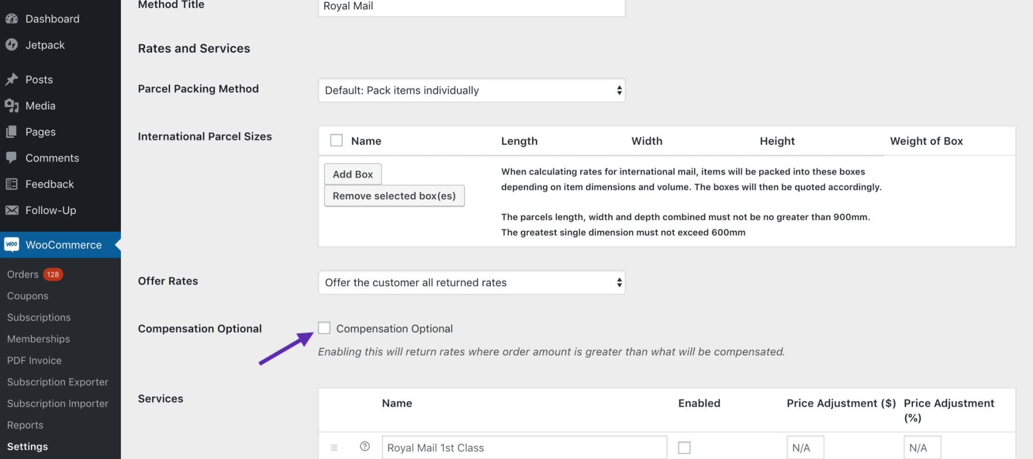 Royal Mail Documentation WooCommerce Royal Mail Documentation WooCommerce