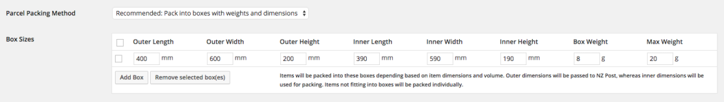 New Zealand Post Shipping Documentation - WooCommerce
