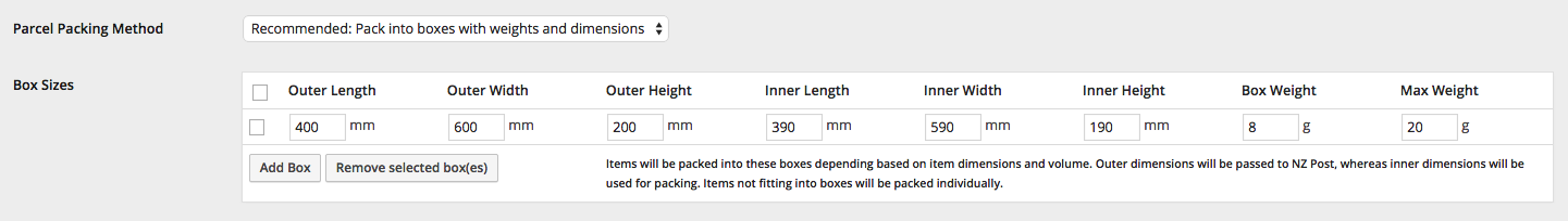 New Zealand Post Shipping Documentation - WooCommerce
