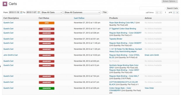 Cart Reports - WooCommerce Marketplace
