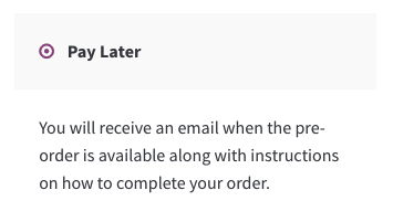 WooCommerce Pre-Orders Documentation - WooCommerce