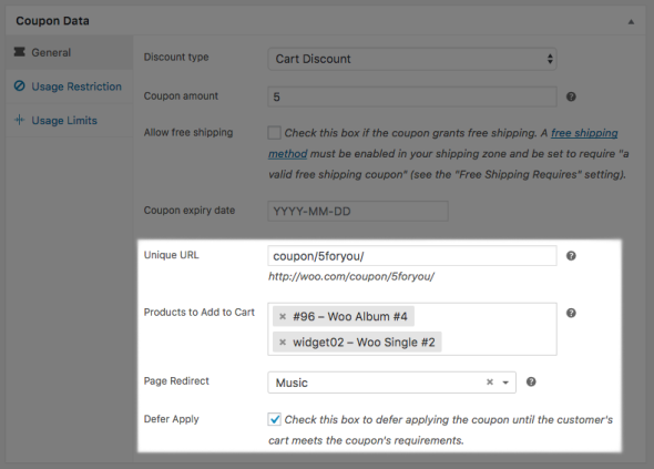 WooCommerce URL Coupons Documentation - WooCommerce