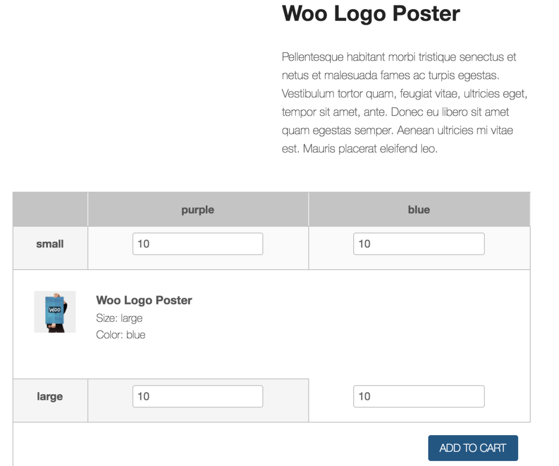 Woocommerce Bulk Variation Forms Documentation Woocommerce