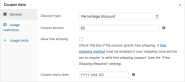 Coupon Management WooCommerce
