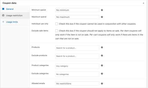 Managing Coupons in WooCommerce Documentation - WooCommerce