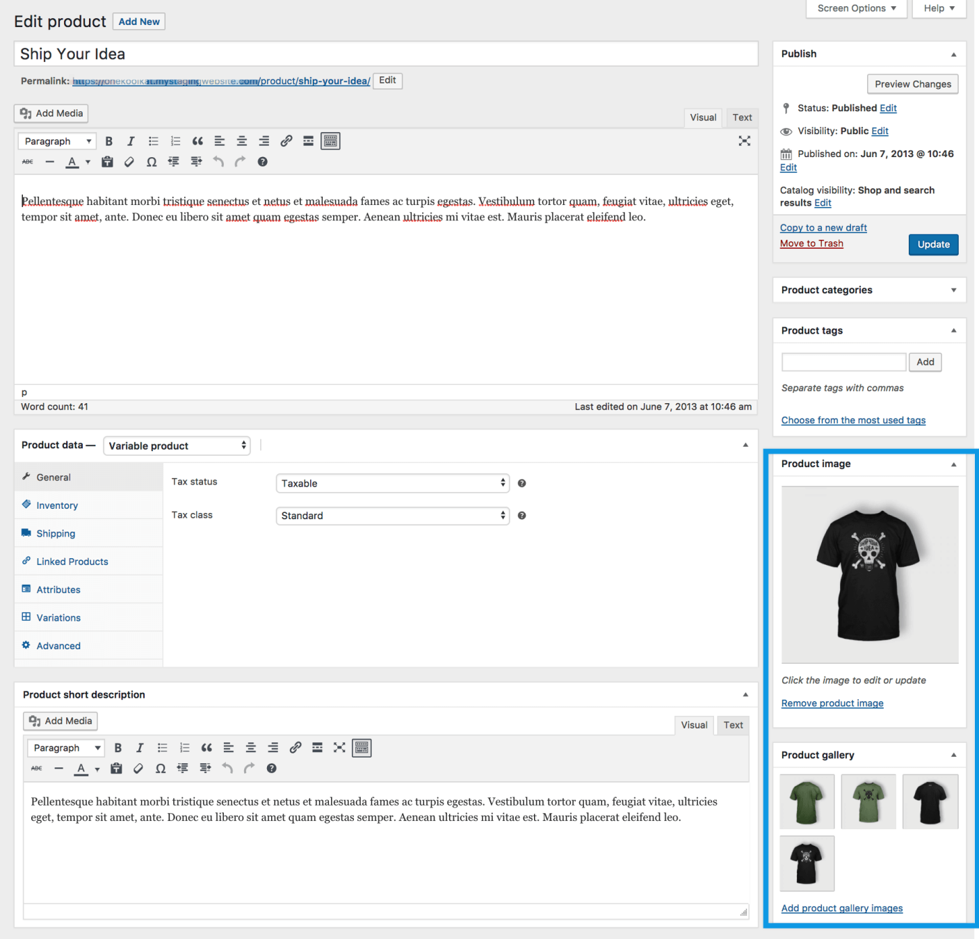 Adding Product Images and Galleries Documentation - WooCommerce