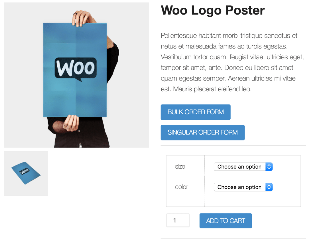 WooCommerce Bulk Variation Forms Documentation - WooCommerce