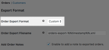 WooCommerce Customer / Order XML Export Suite Documentation - WooCommerce