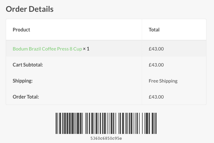 WooCommerce Order Barcodes Documentation - WooCommerce