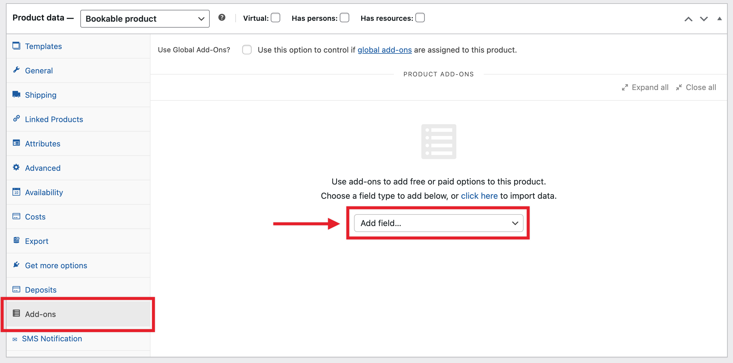 Product Add-Ons Integration Documentation - WooCommerce