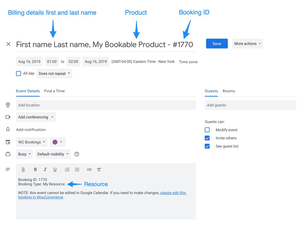 WooCommerce Bookings: Google Calendar Integration Documentation - WooCommerce