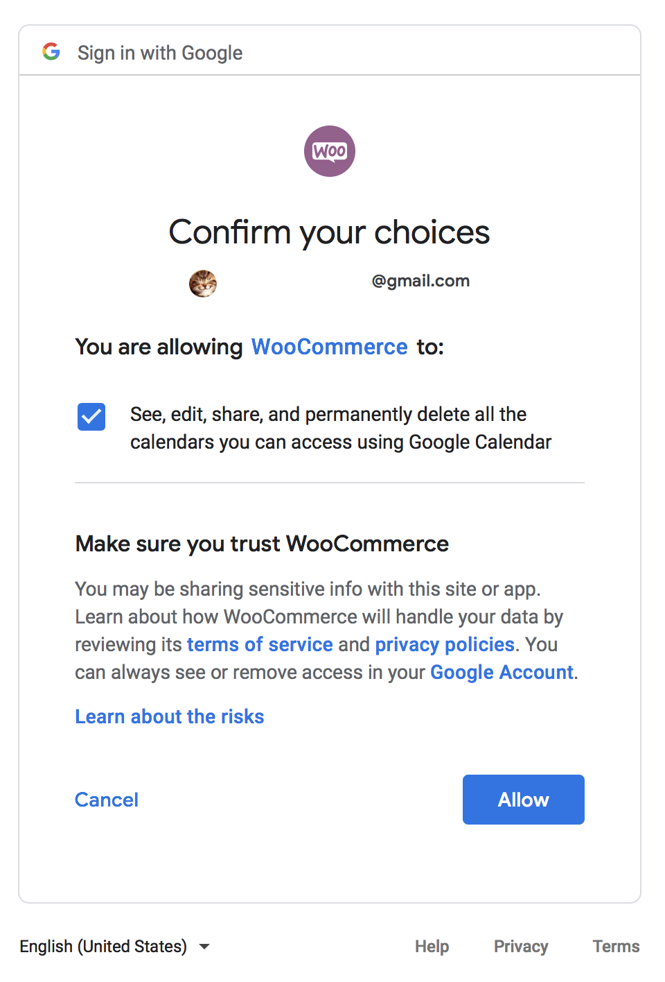 WooCommerce Bookings: Google Calendar Integration Documentation ...