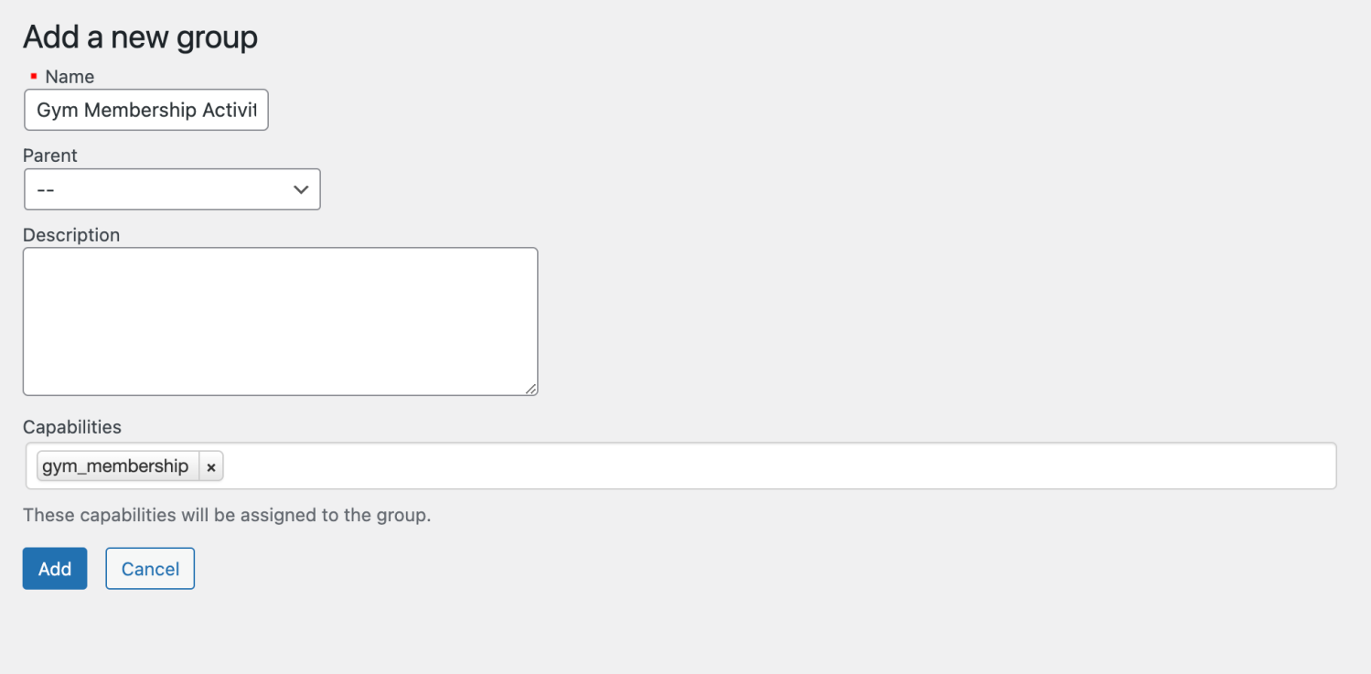 Bookings Use Case: Gym Membership Activities Documentation - WooCommerce