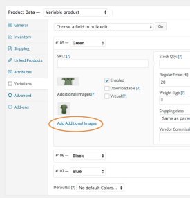 WooCommerce Additional Variation Images Documentation - WooCommerce
