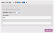 WooCommerce Chase Paymentech Certification Mode Documentation - WooCommerce