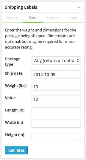 Stamps.com API Integration Documentation - WooCommerce