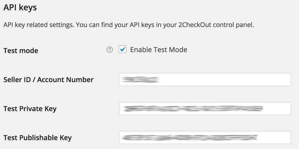 2Checkout API Gateway Documentation - WooCommerce